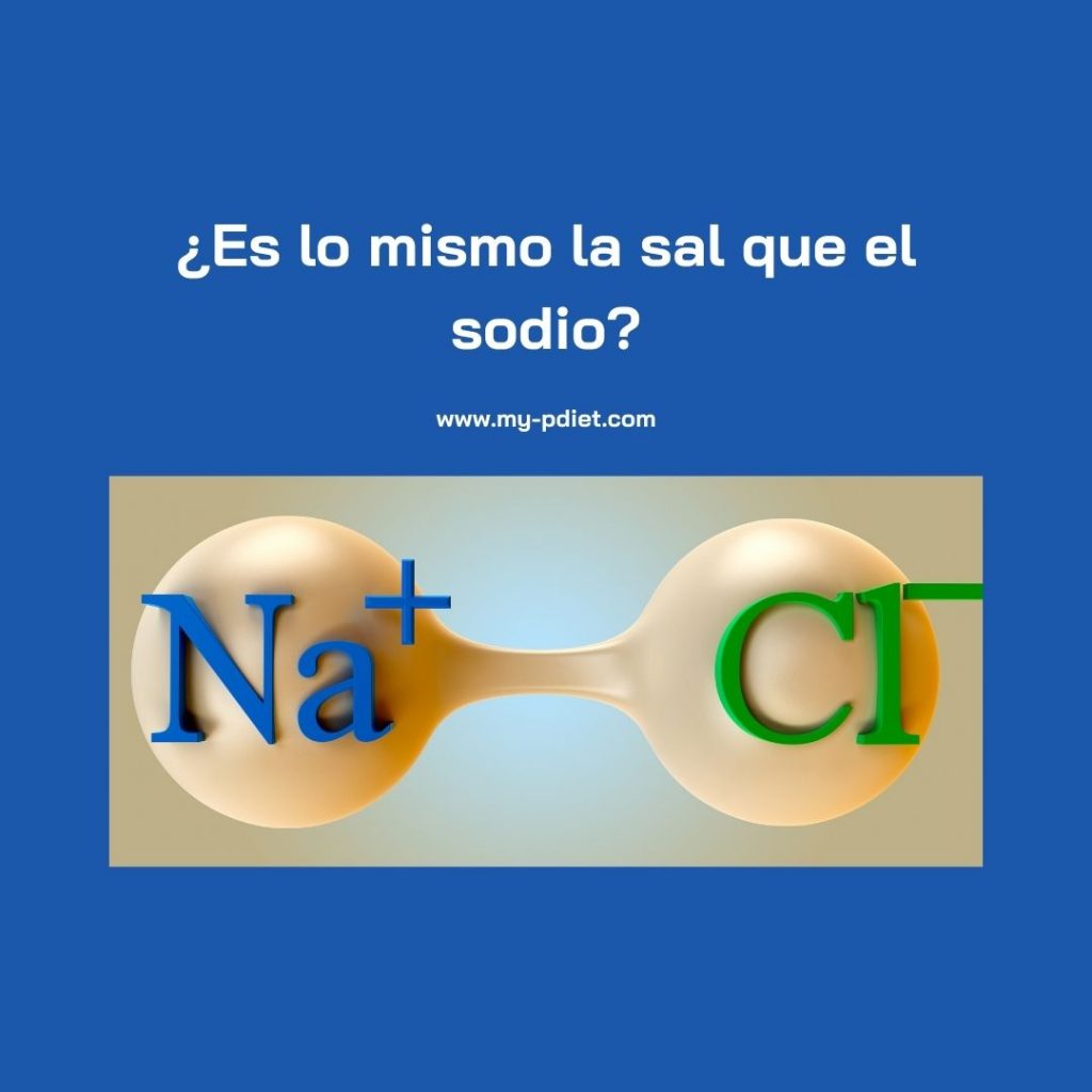 ¿Es lo mismo la sal que el sodio? - My-PDiet.com - Nutrición
