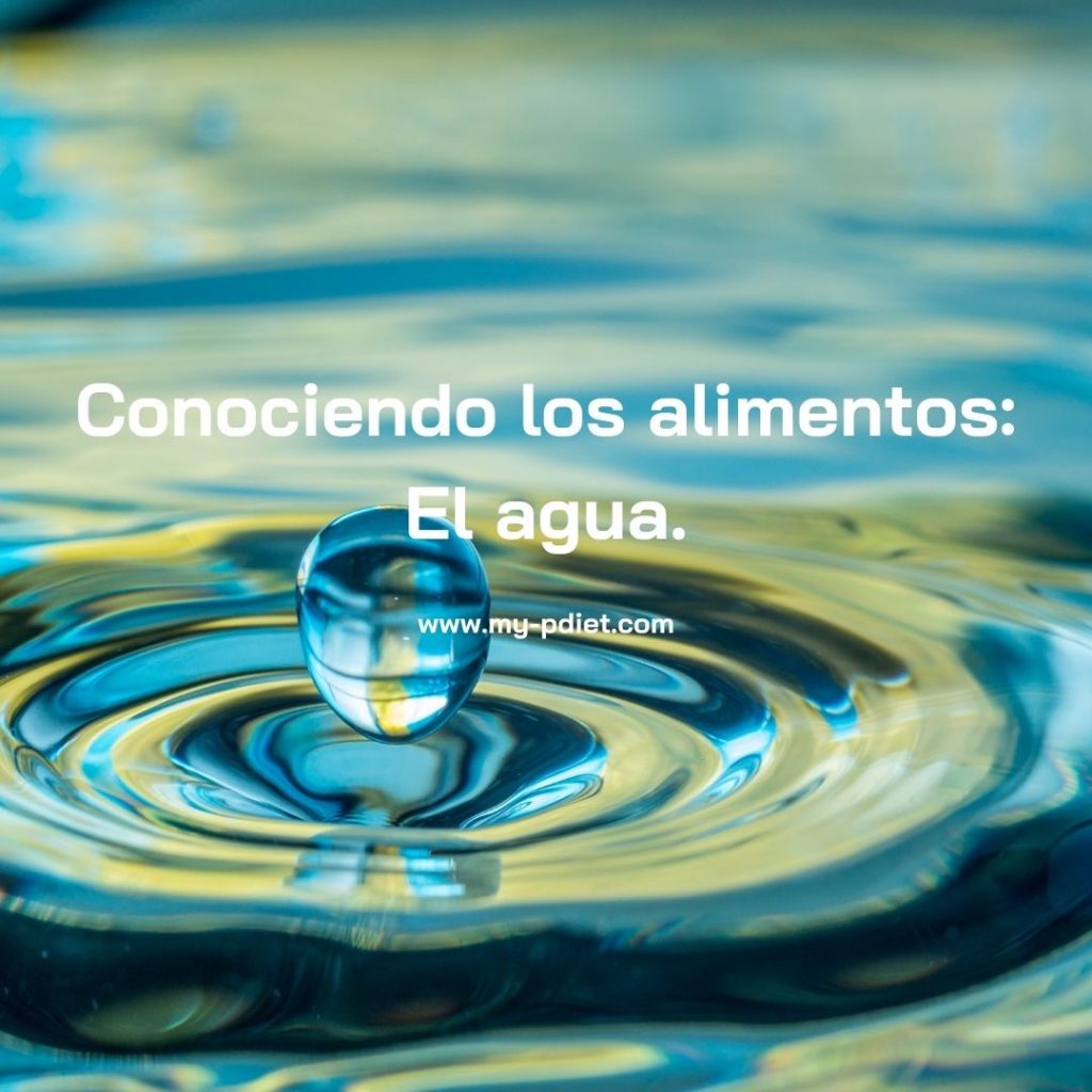Conociendo los Alimentos: El agua - My-PDiet.com - Nutrición