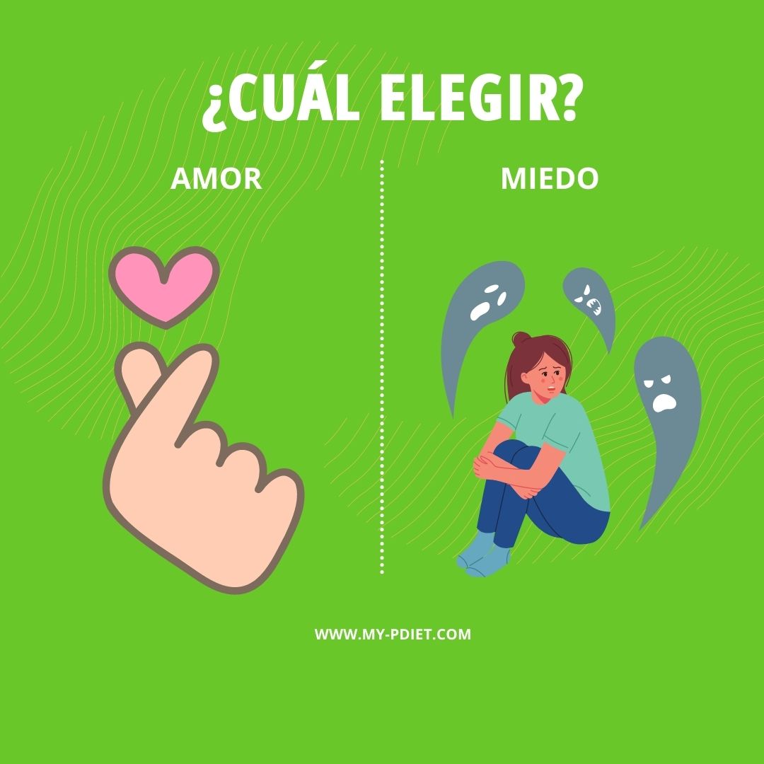 Frases motivadoras: Amor Vs miedo - My-PDiet.com - Nutrición